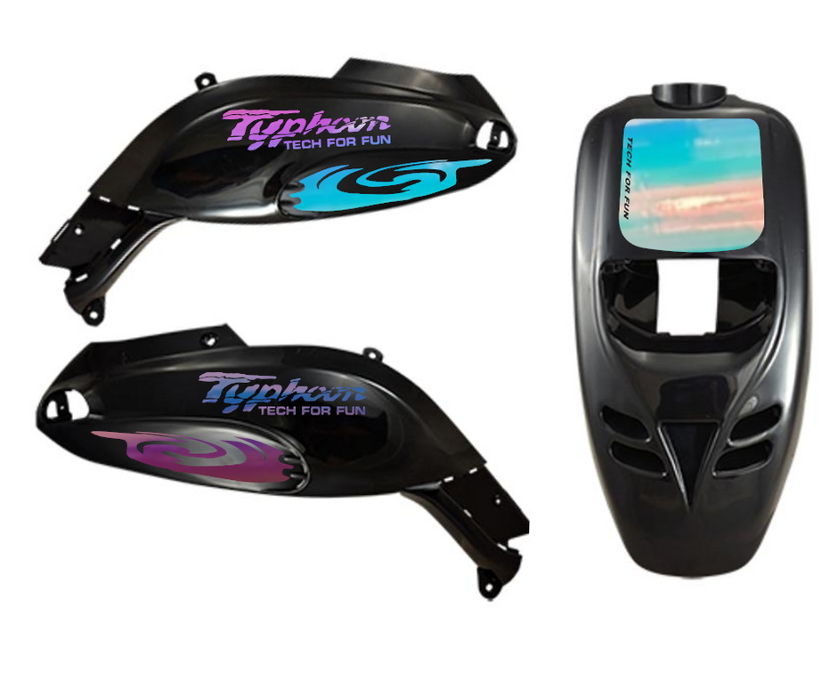 Hurricane | Metallic kleuren – Zipstickers